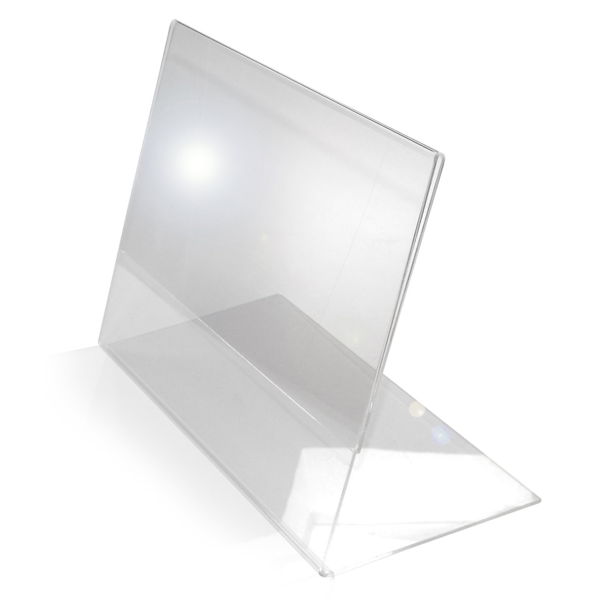 L-stander A5-Bred - • Akryl display - www.silkeborgplastshop.dk